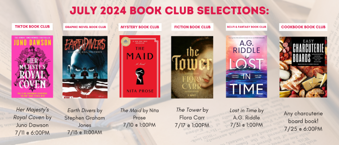 TikTok Book Club Pick - July 11th at 6:00pm