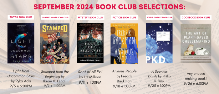 TikTok Book Club Pick - September 5th at 6:00pm